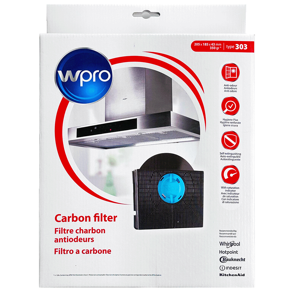 Wpro Carbon Replacement Filter Type 303 484000008581 – Infinite Appliances